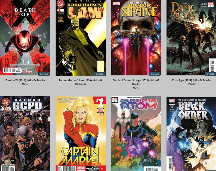 Comic Book Issue Sets & Bundle Deals – Incognito Comics