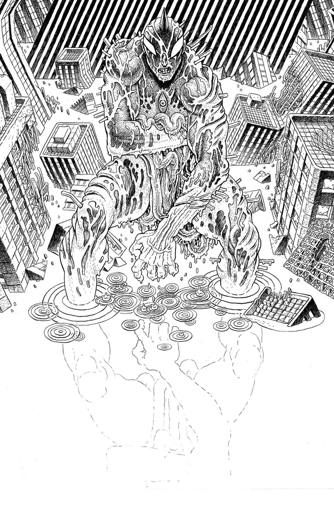 Ultramega (2021) #02 (Ian Bertram B&W Variant) – Incognito Comics